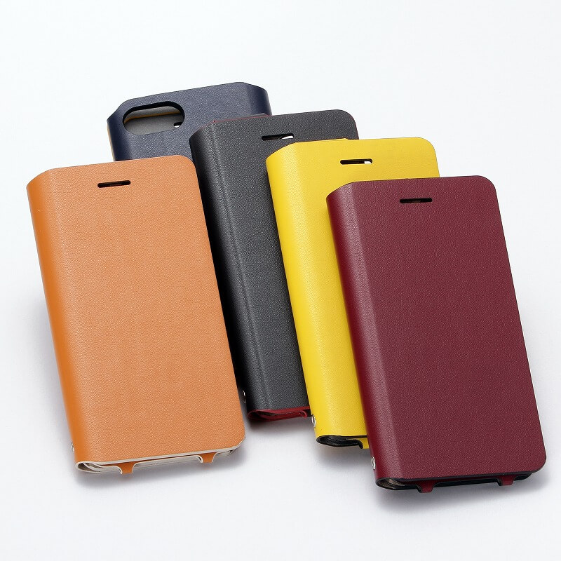 iPhone7 一枚革PUレザーケース「James」 ネイビー｜スマホ(タブレット)アクセサリー総合メーカーMSソリューションズ