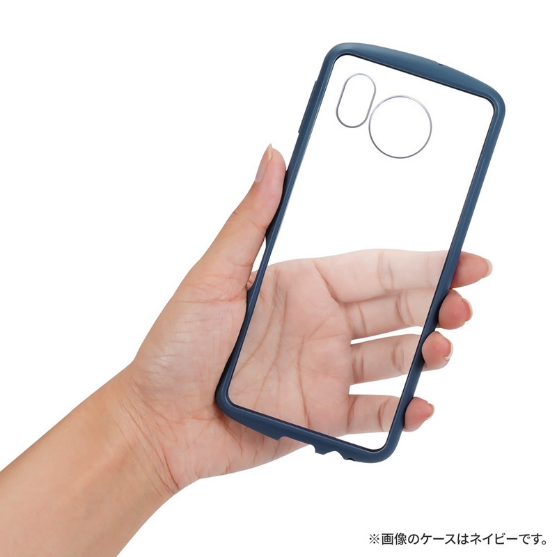 AQUOS sense7 SH-53C/SHG10 耐衝撃ハイブリッドケース 「Cleary」 ネイビー｜スマホ(タブレット)アクセサリー総合 ...